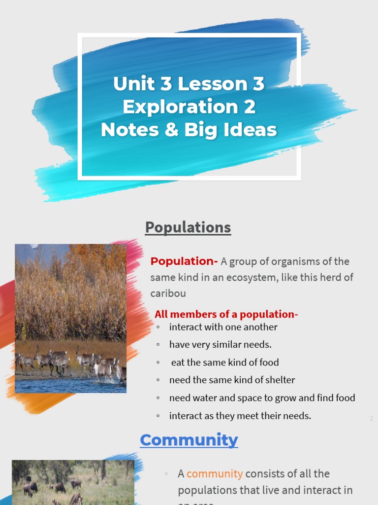 Understanding Ecosystem Populations | PDF