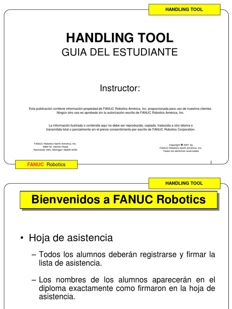 Manual de Programacion Fanuc Robots | PDF | Robot | Robótica