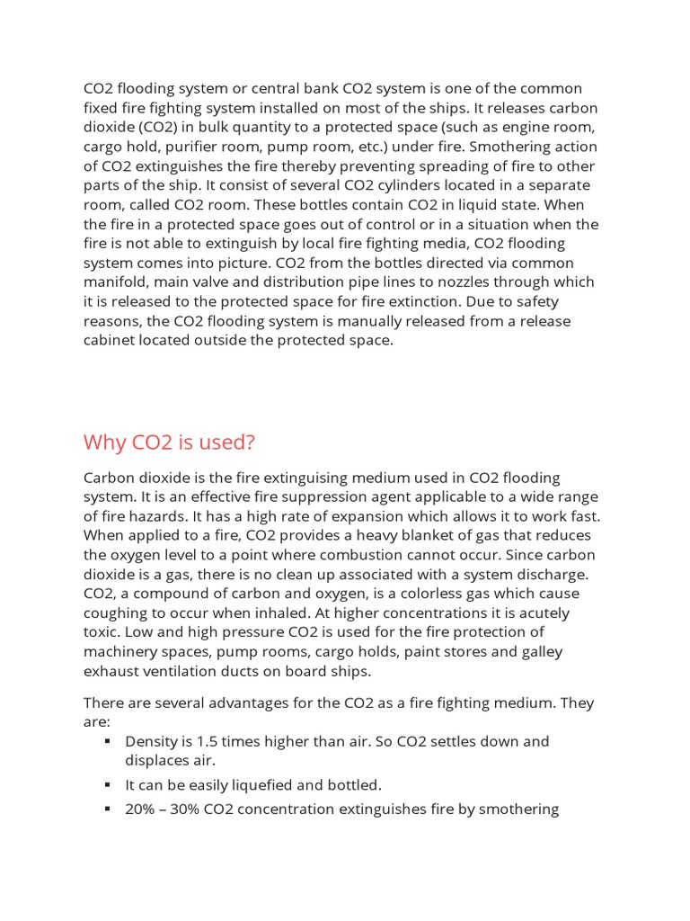 Fixed Co2 Sysytem | Download Free PDF | Firefighting | Carbon Dioxide