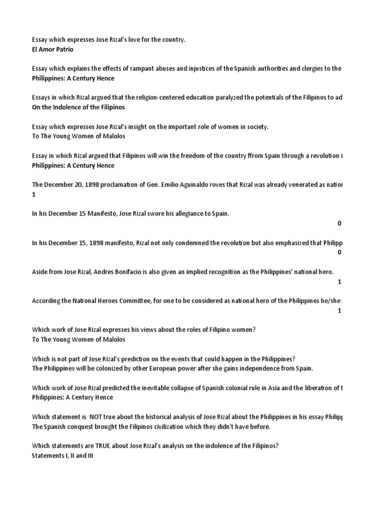 Ama Rizal Compiled | PDF | Philippines
