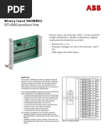 RTU530CID02 DIN Rail RTU Data Sheet | PDF | Relay | Input/Output