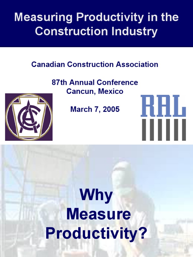Measuring Productivity in The Construction Industry | PDF | Business ...