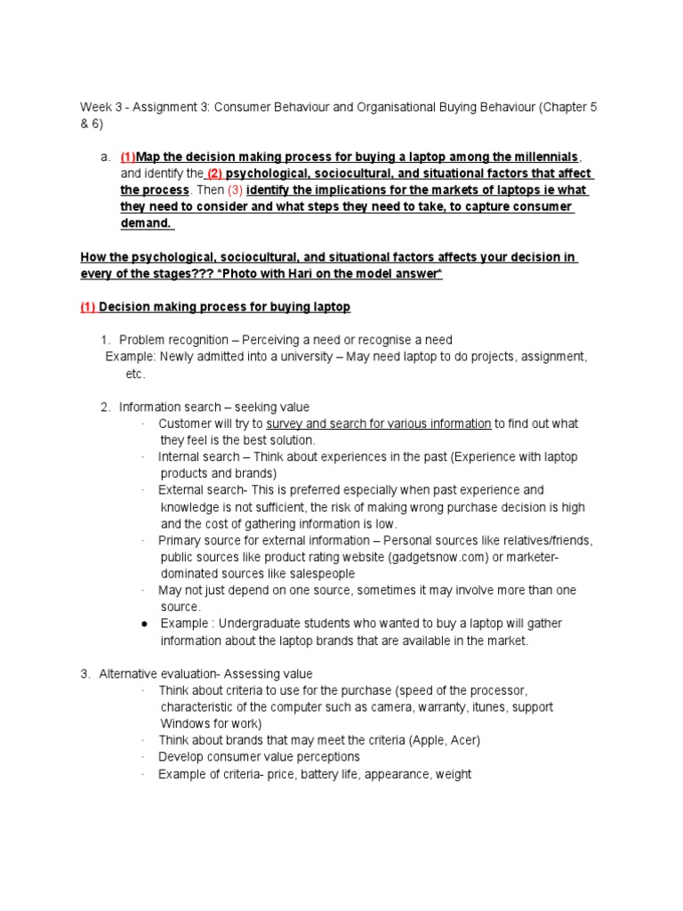 Marketing Tutorial Ans | PDF | Consumer Behaviour | Brand