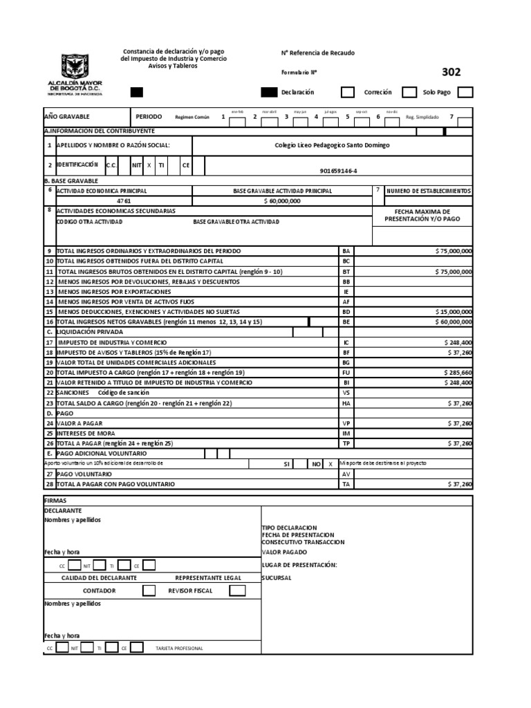Formularios 302 331 | PDF | Finanza pública | Microeconomía