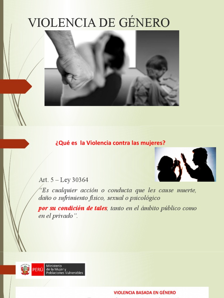 Violencia de Género | PDF | La violencia contra las mujeres | Igualdad de género