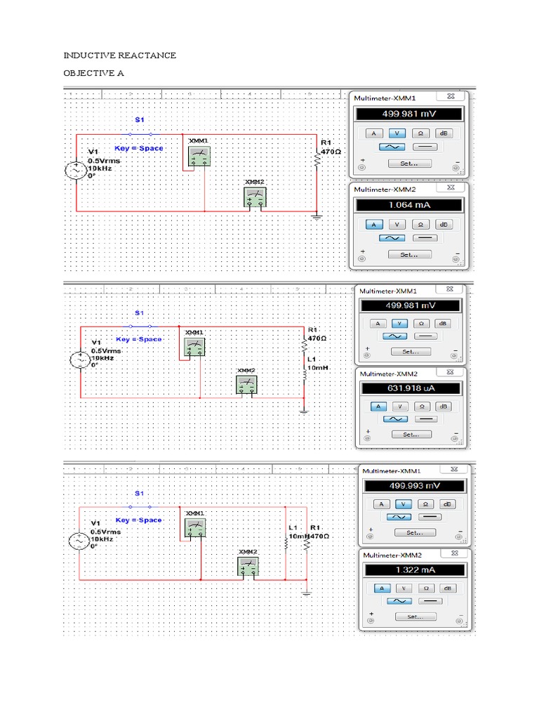 Inductive Reactance Objective A | PDF