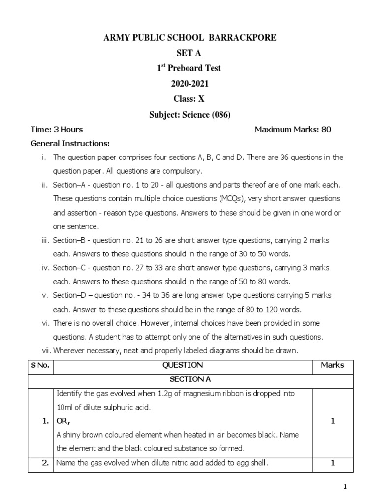 1st Preboard - X SET A (Final) | PDF | Stoma | Light