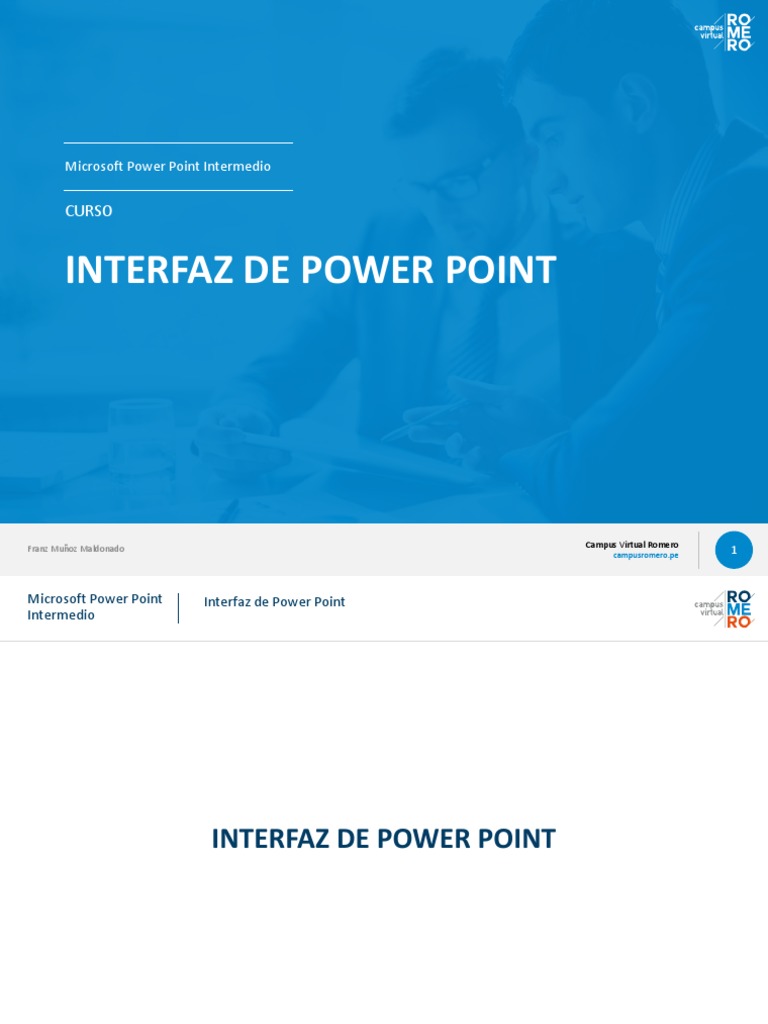 Estructura de la Interfaz de PowerPoint | PDF | Microsoft PowerPoint ...
