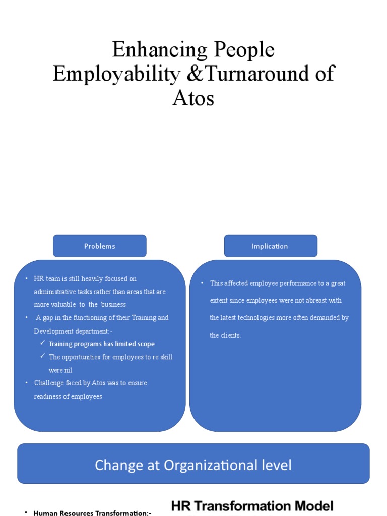 Case Study On Atos | PDF | Lean Manufacturing | Employment