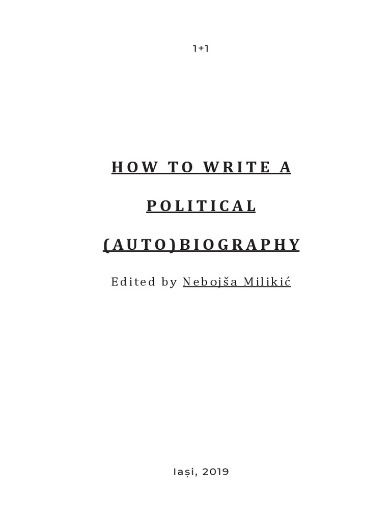 How To Write Political Autobiography | PDF | Neoliberalism | Capitalism