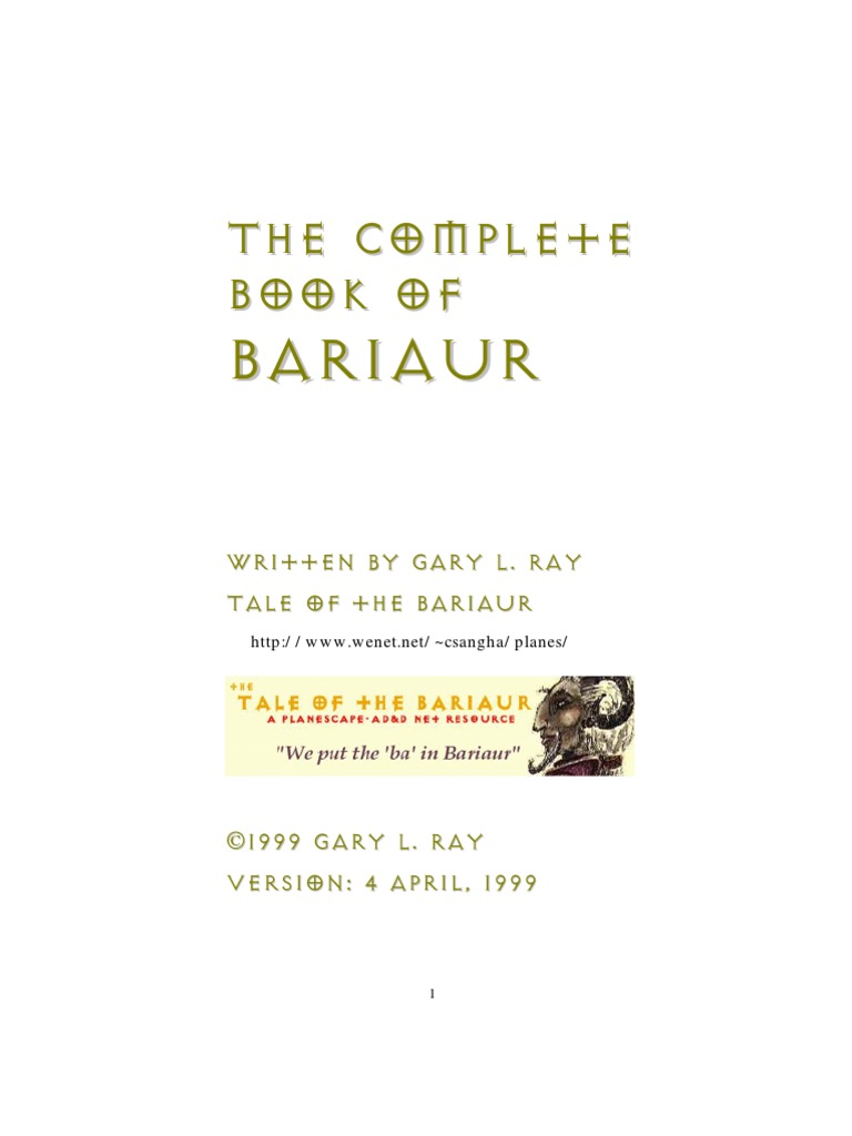 Ps The Complete Book of Bariaur | PDF | Mysticism | Shamanism