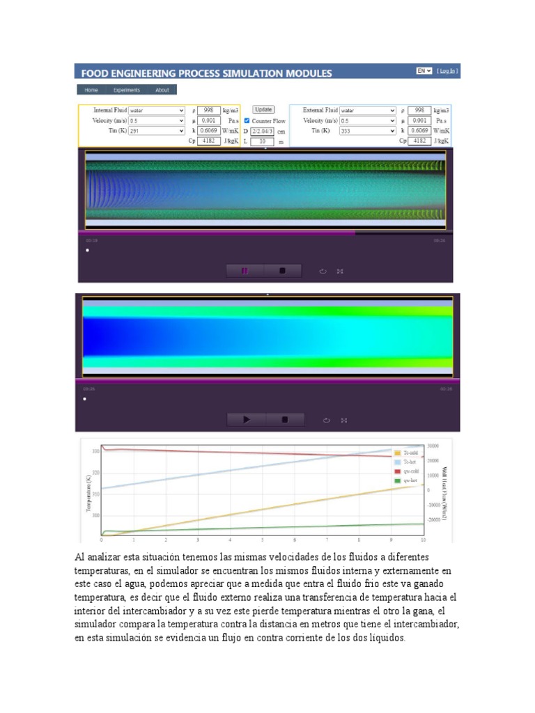 Simulador FEPSIM | PDF | Intercambiador de calor | Temperatura