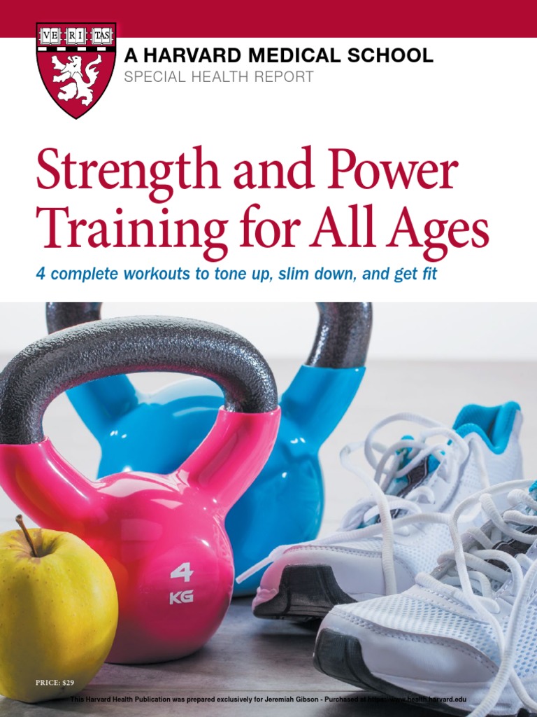 Strength and Power Training For All Ages Harvard Health PDF | PDF ...