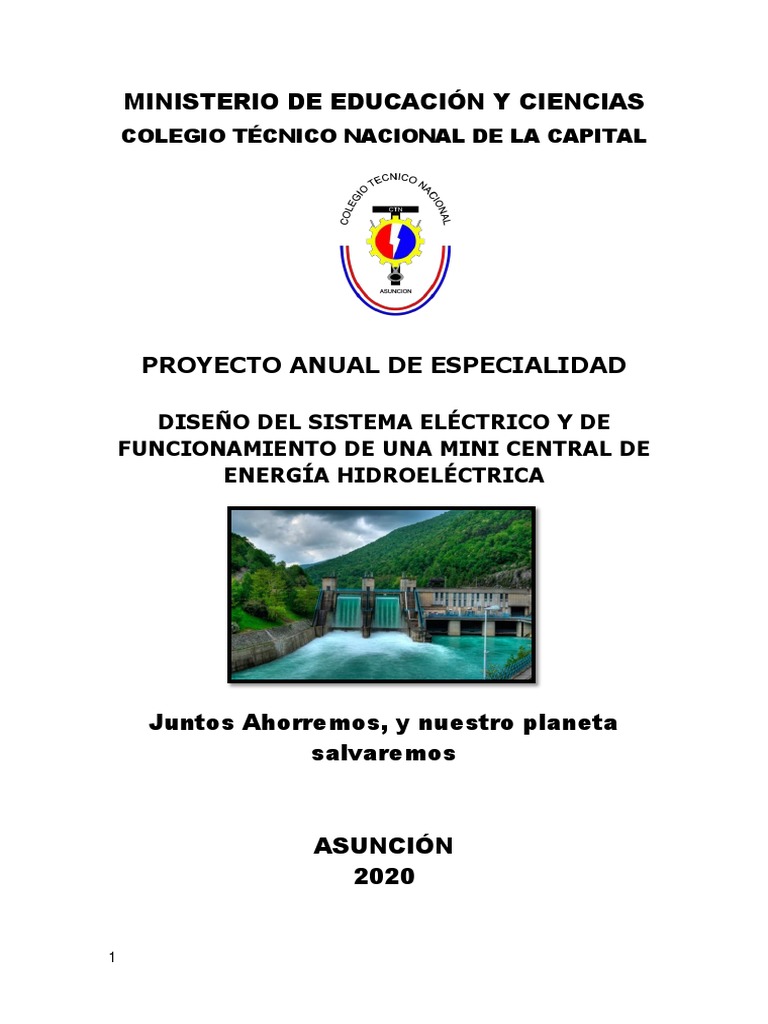 Proyecto Mini Central Hidroeléctrica | PDF | Hidroelectricidad | Transformador