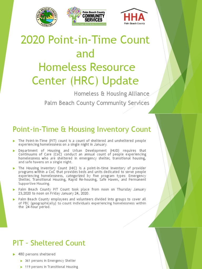 2020 Point-In-Time Count and HRC Update | PDF | Race And Ethnicity In ...