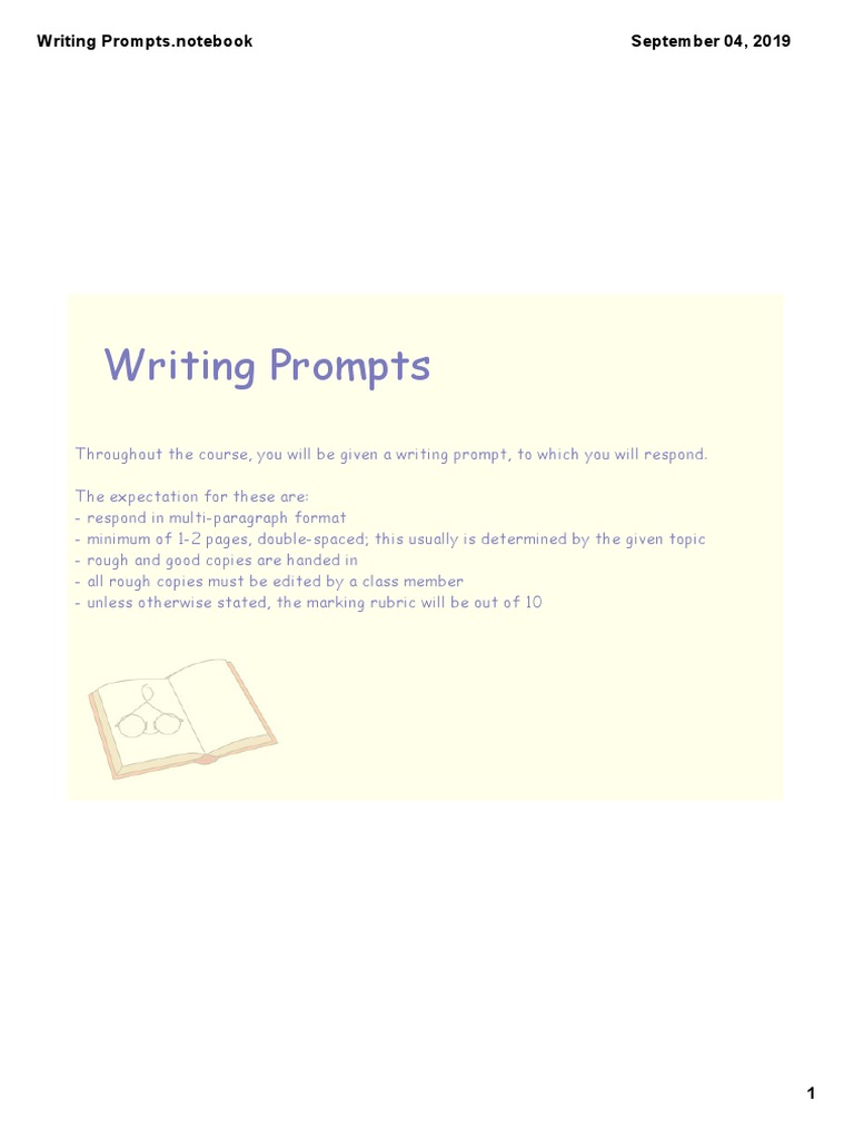 Writing Prompts | PDF | Writers | Vocabulary