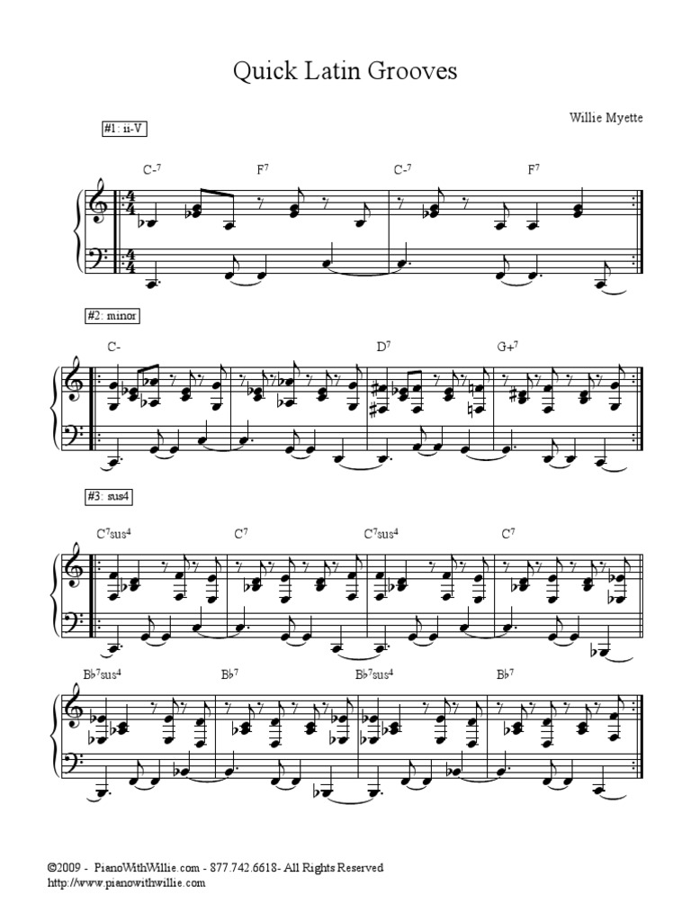 Quick Latin Grooves | PDF