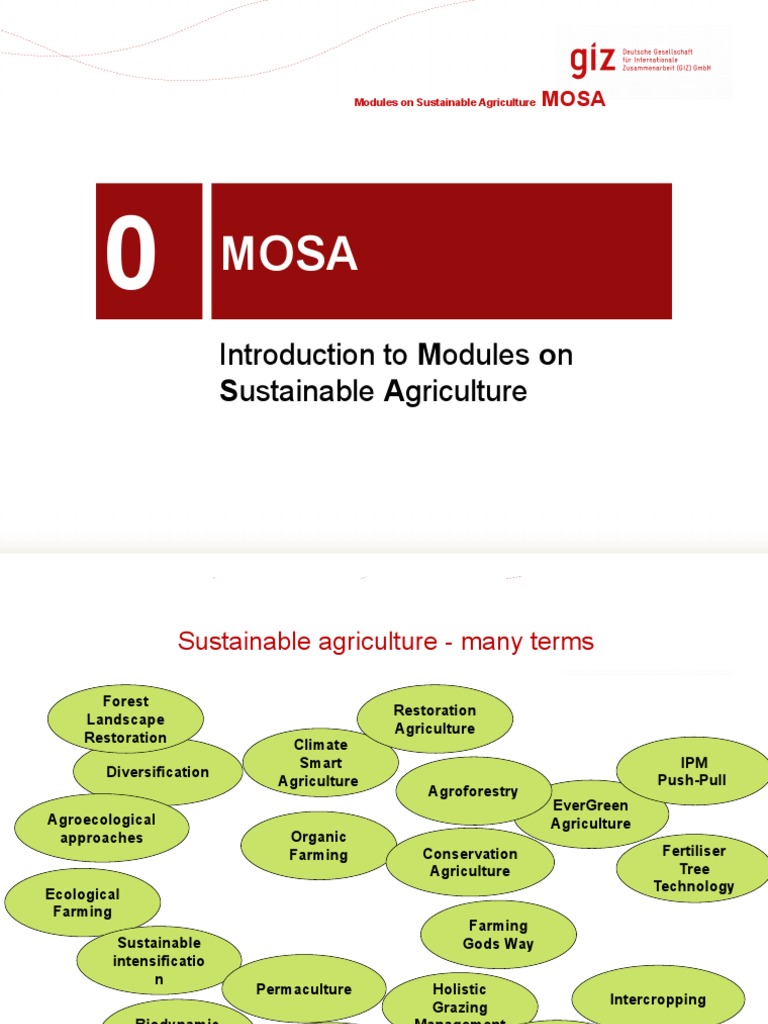 00 Introduction To MOSA 08 - 04 - 2016 Kopie | PDF | Sustainable ...