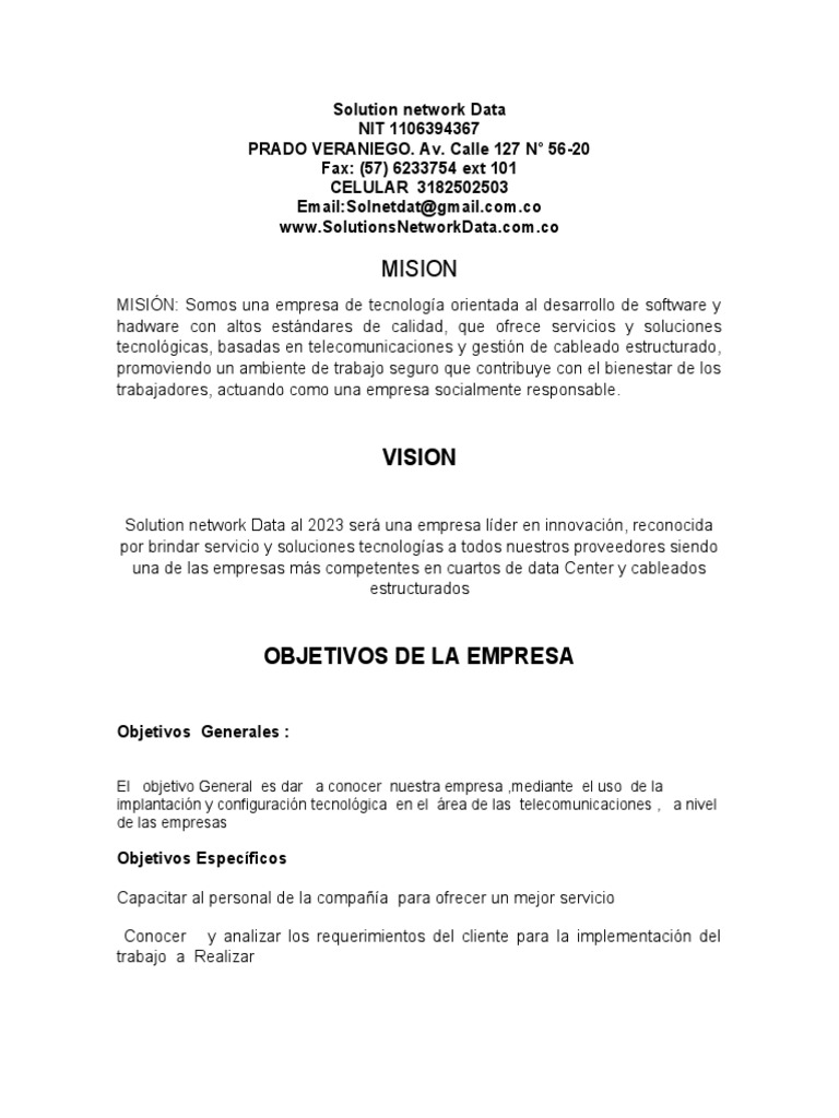 Solution Network Data | PDF