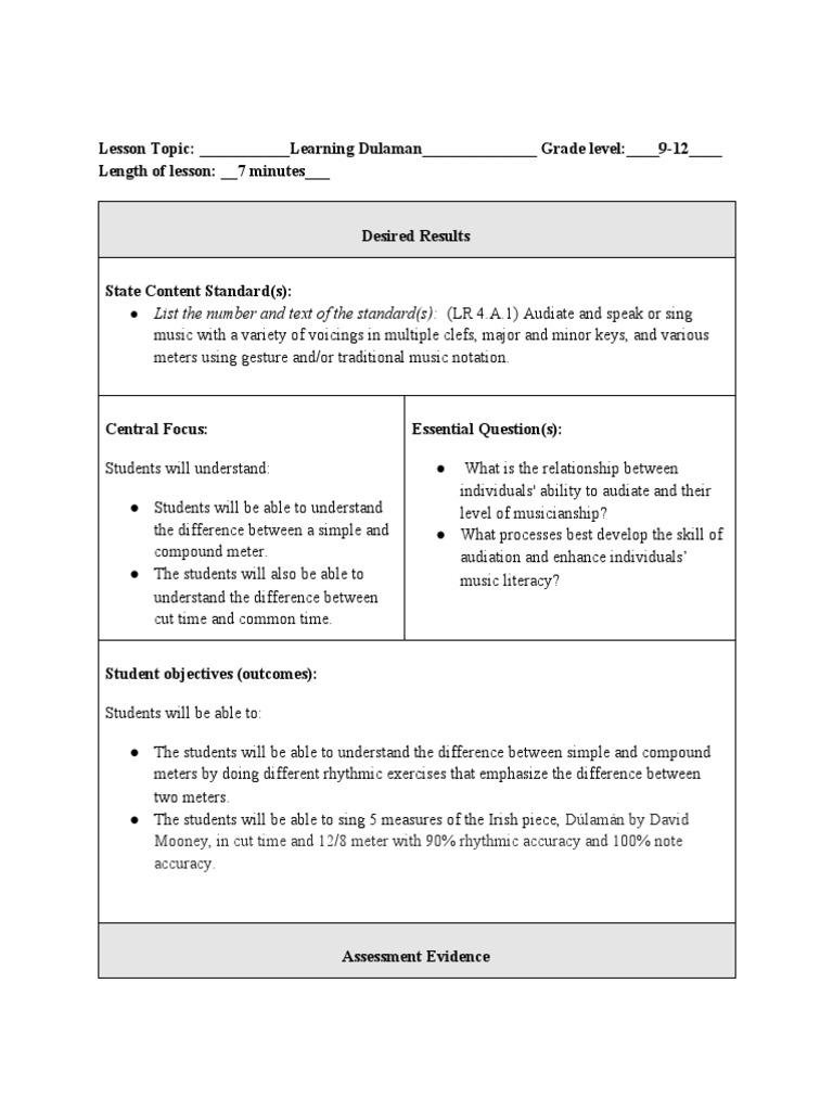 Peer Teaching Lesson Plan | PDF | Lesson Plan | Educational Assessment