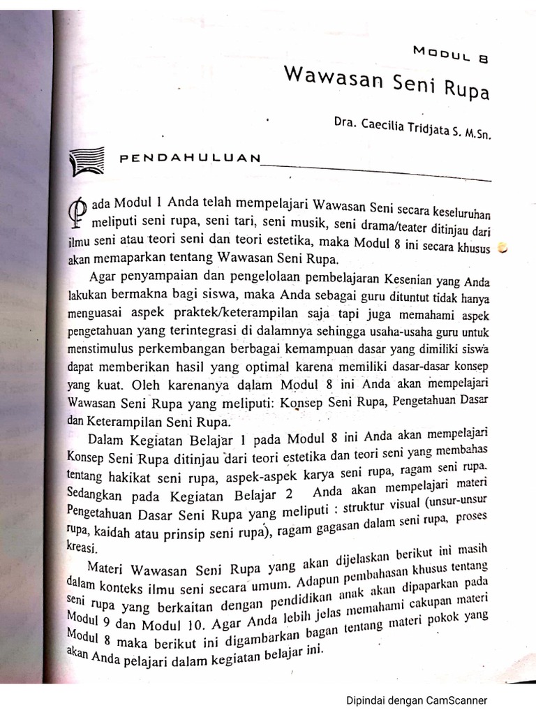 Pengetahuan Dasar Sen Rupa PDF | PDF