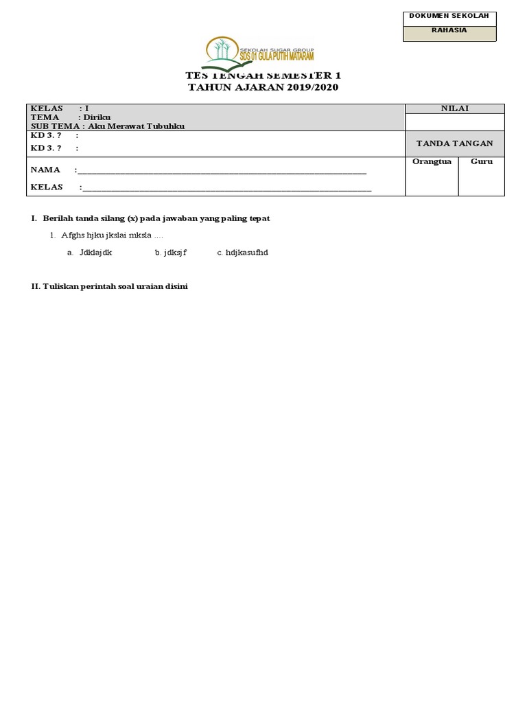 Format TTS - K13 | PDF