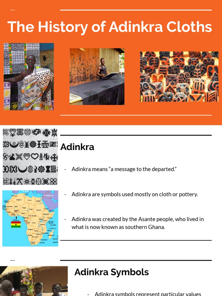 The History of Adinkra Cloths-2 | PDF
