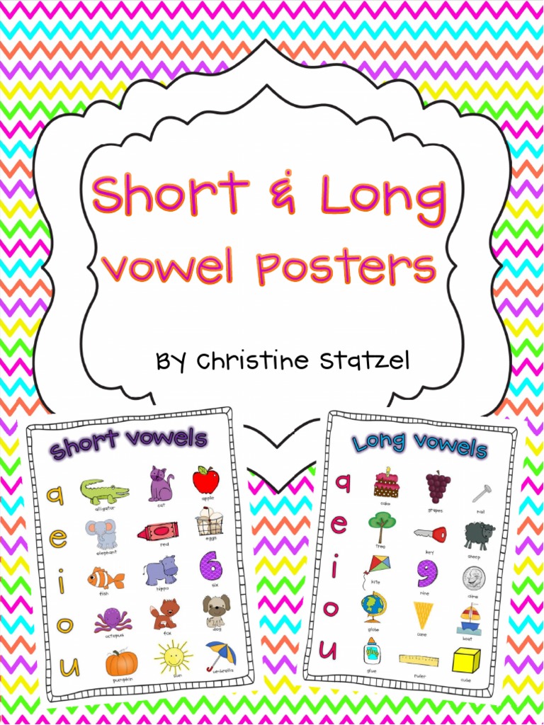 ShortLongVowelPosters 1 | PDF