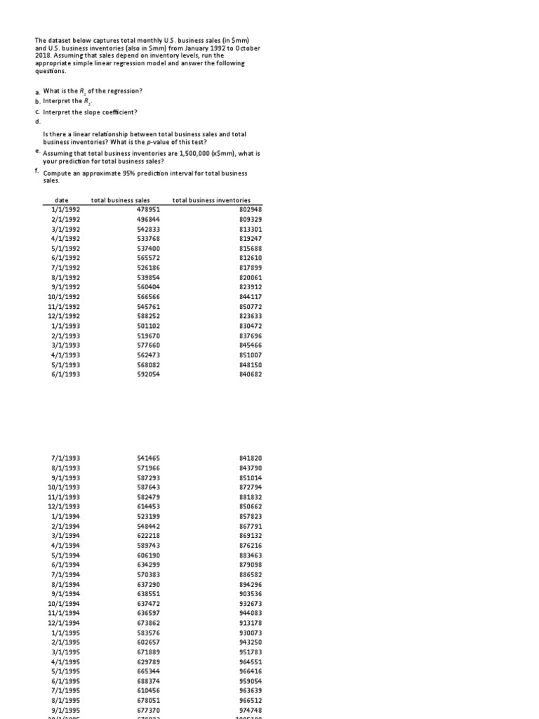 11 Simple Linear Regression Workbook | PDF | Errors And Residuals | Estimation Theory