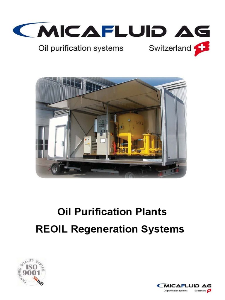 Oil Purification Plants Reoil Regeneration Systems | PDF