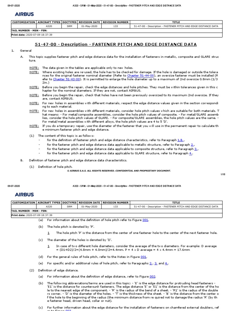51-47-00 - Description - FASTENER PITCH AND EDGE DISTANCE DATA | PDF ...