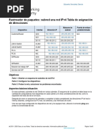 Tabla de Subneteo-1 | PDF | Red de computadoras | Red de área amplia
