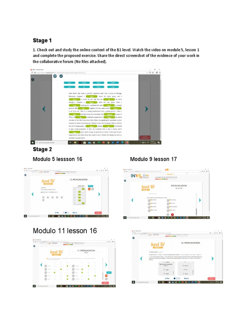Screenshot Stage 1,2,3 | PDF
