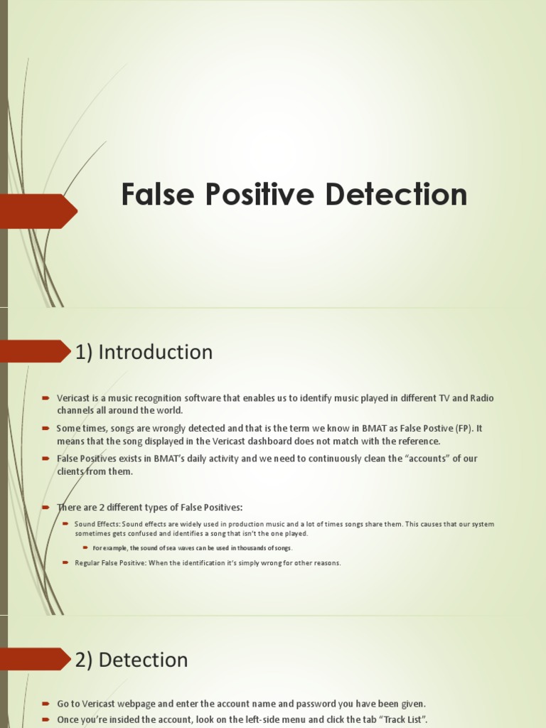 False Positive Detection | PDF | Cyberspace | Software