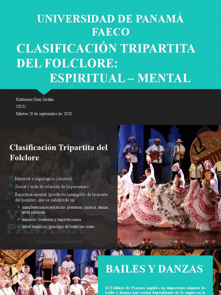 Clasificación Tripartita Del Folclore | PDF | Bailes | Folklore