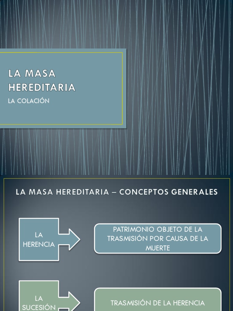 La Masa Hereditaria | PDF | Herencia | Donación