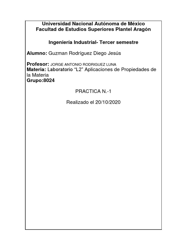Practica N.-1 Apm | PDF | Densidad | Medida de presión