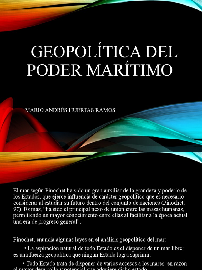 Geopolítica Del Poder Marítimo | PDF | Geopolítica | Alfred Thayer Mahan