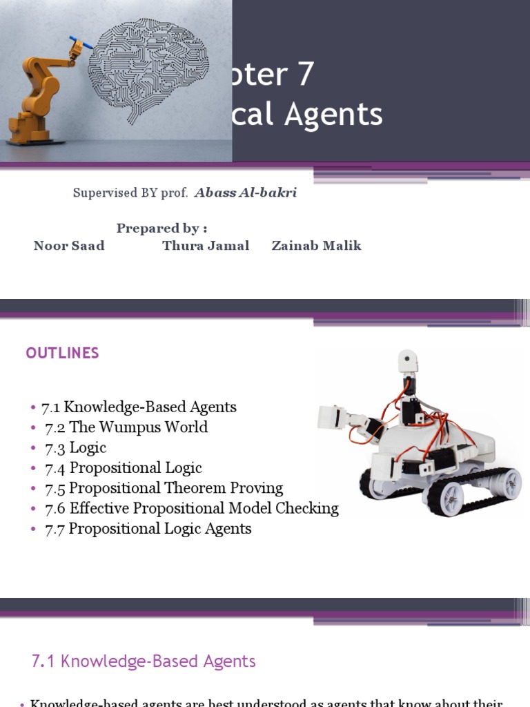 Chapter 7 Logical Agents | PDF | Logic | Logical Consequence