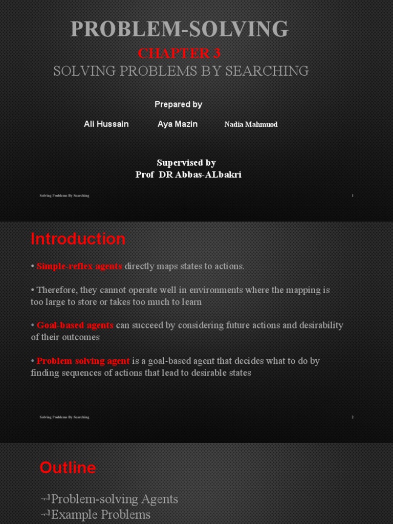 Problem-Solving: Solving Problems by Searching | PDF | Combinatorics | Theoretical Computer Science