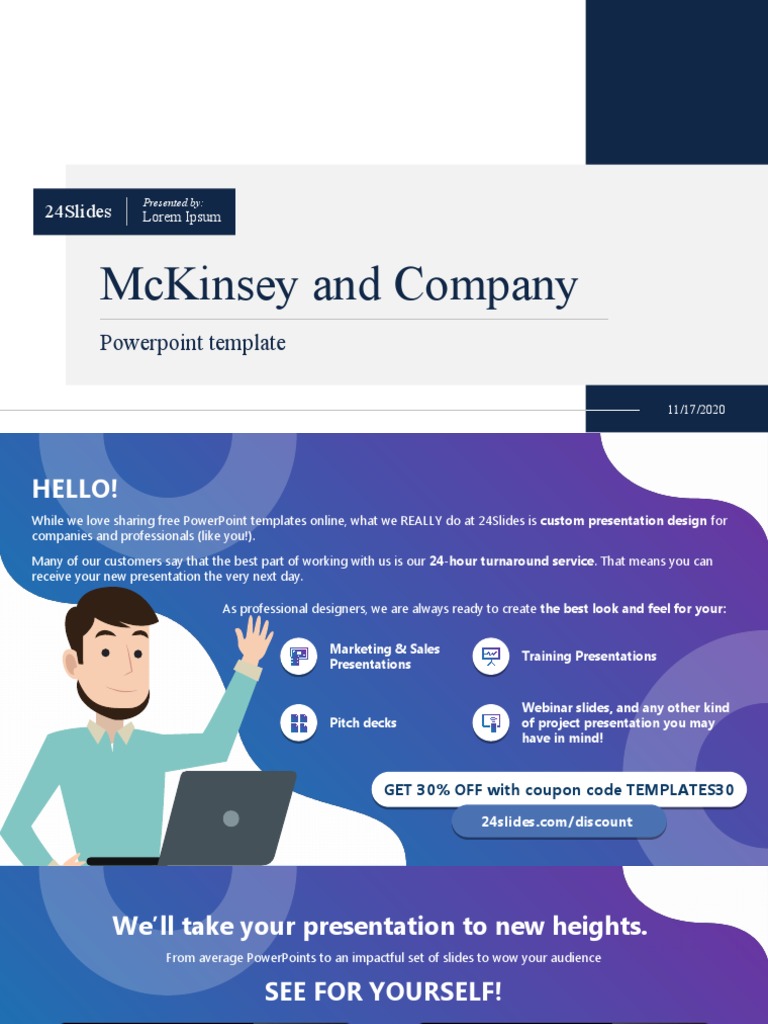 McKinsey and Company Template-Corporate | PDF | Business