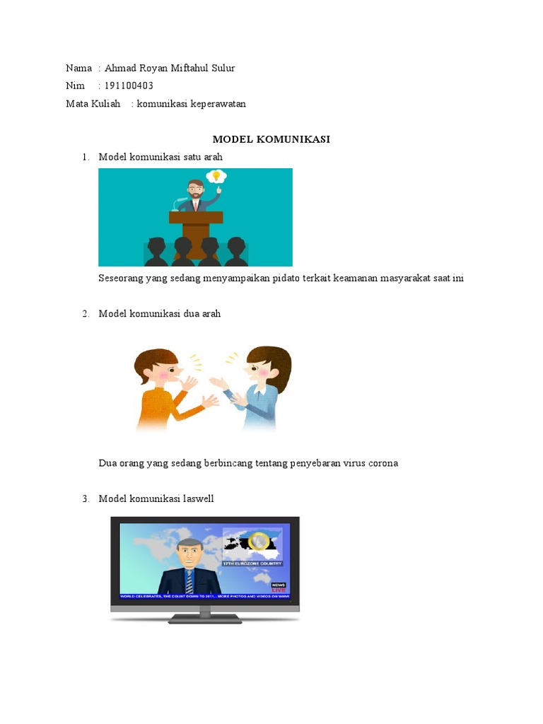 Animasi Model Komunikasi | PDF