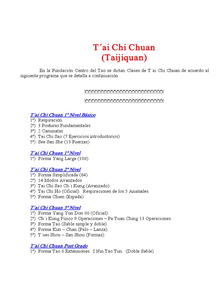 004b.tai Chi Chuan | PDF | Espada | Tai Chi