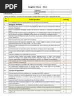 FSSAI Checklist - General Manufacturing | PDF | Hygiene | Food Safety
