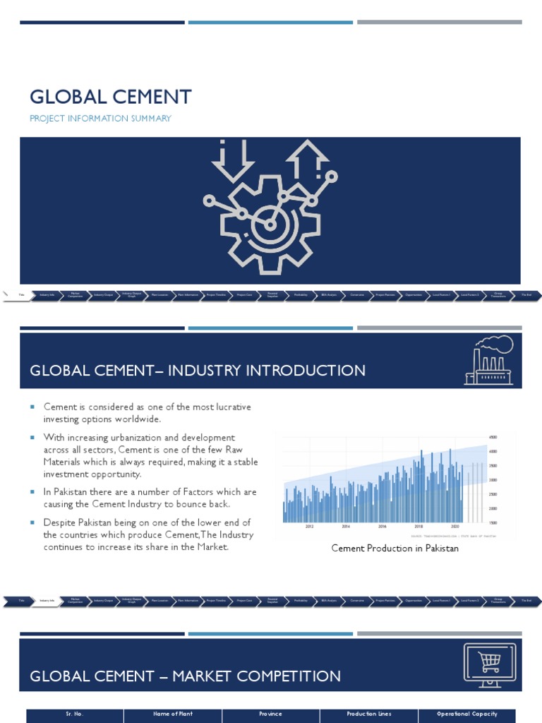 Global Cement Presentation - 19 8 2020 PDF | PDF | Profit (Economics ...