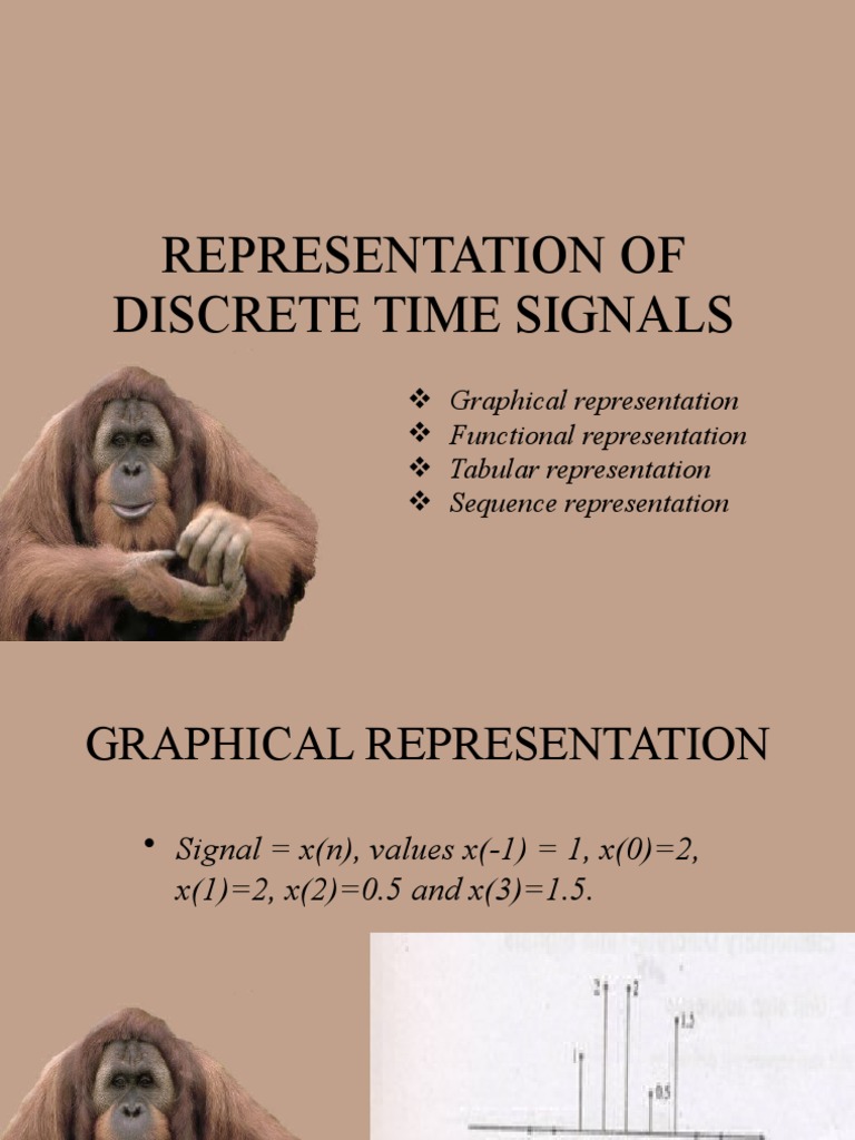 Representation of Discrete Time Signals | PDF