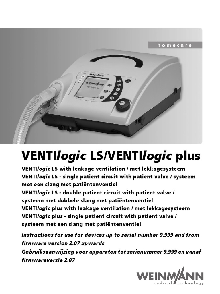Ventilogic Ls PDF | PDF | Exhalation | Breathing