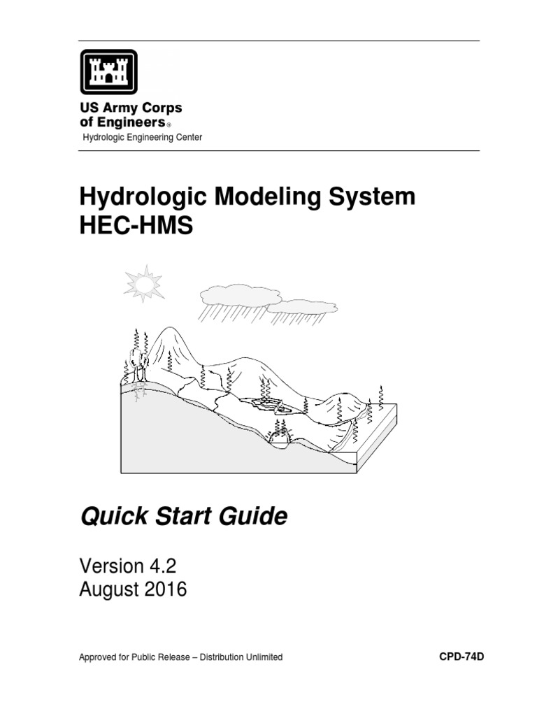 Hydrologic Modeling System Hec-Hms: Quick Start Guide | PDF