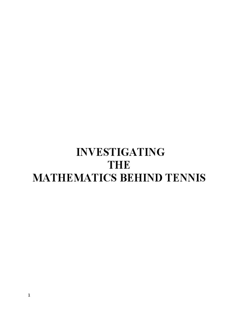 Maths Ia | PDF