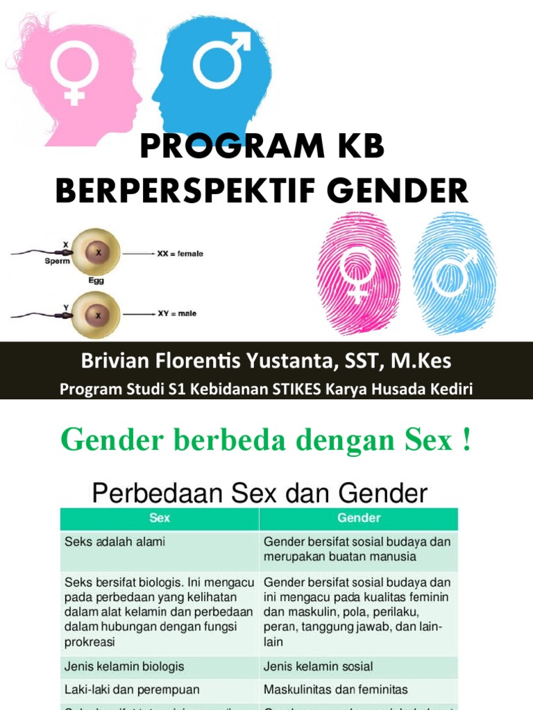 KB Berperspektif Gender Dan KB Pria | PDF
